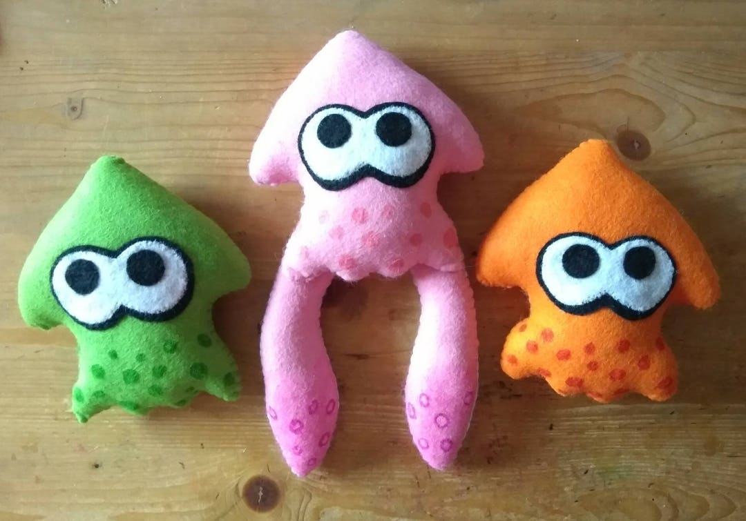 Handmade Splatoon Squid Plush - Etsy