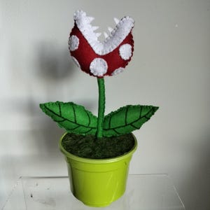 Handmade Potted Plush Mario Flower Power Up - Etsy