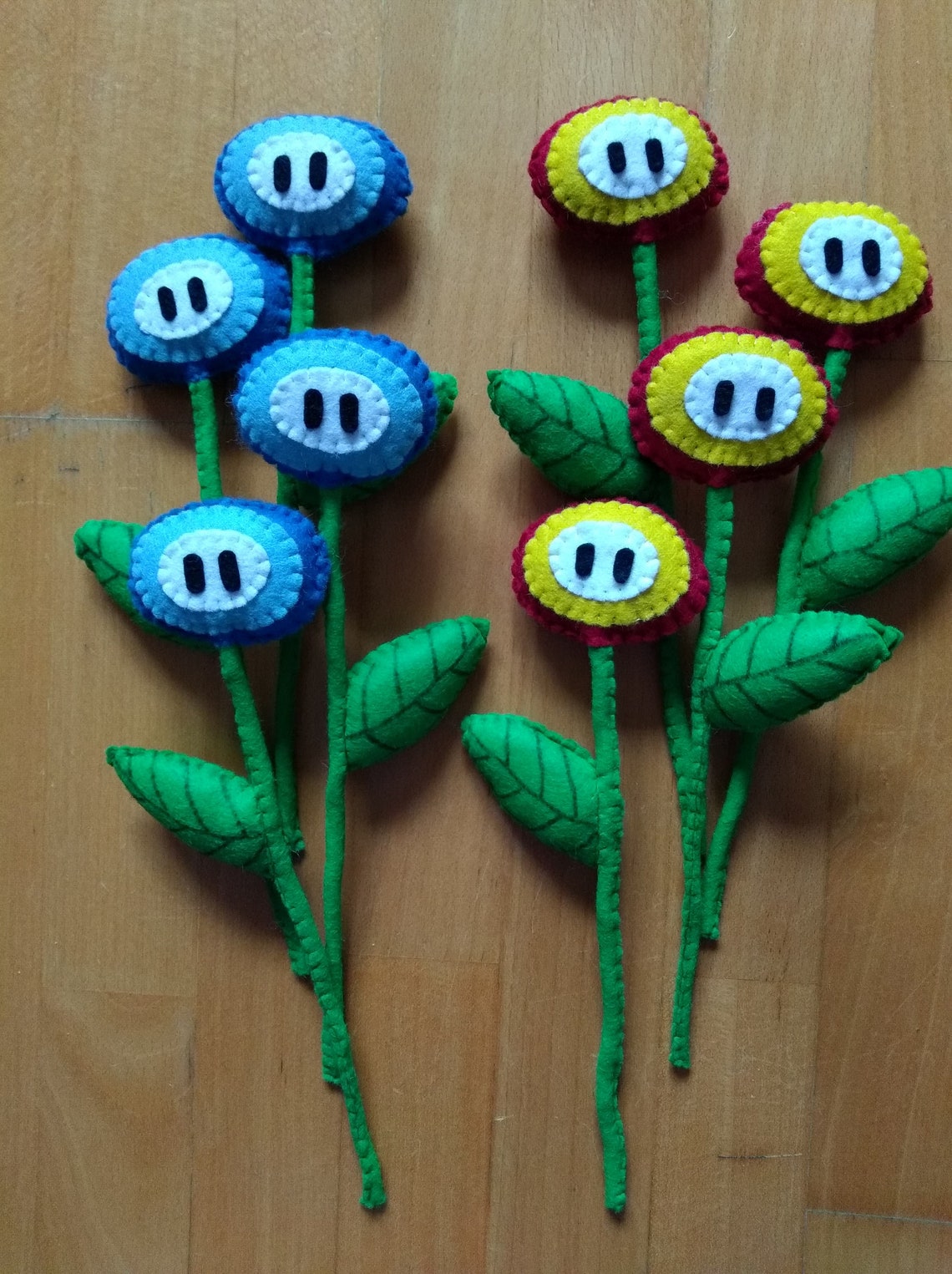 Handmade Mario Flowers Single Stem - Etsy