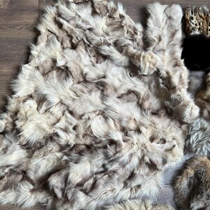 Huge Pile of Scrap Furs Fur Coat Scarves Collars Cross Fox, Beaver ...