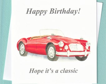 Classic Car Birthday | Etsy