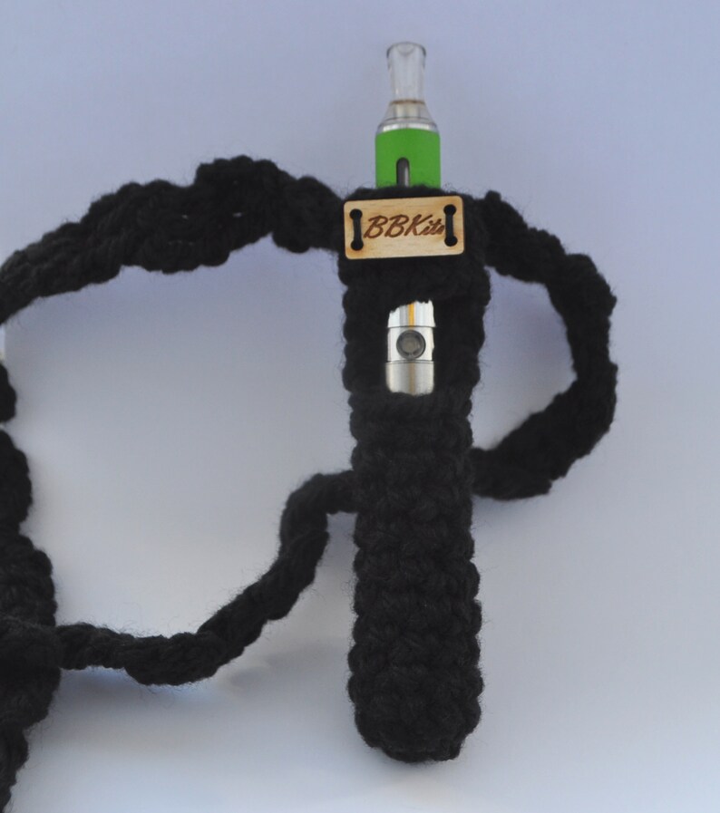 Black Vape Sleeve, E Cig Carrying Case With a Lanyard, Durable Quality ...