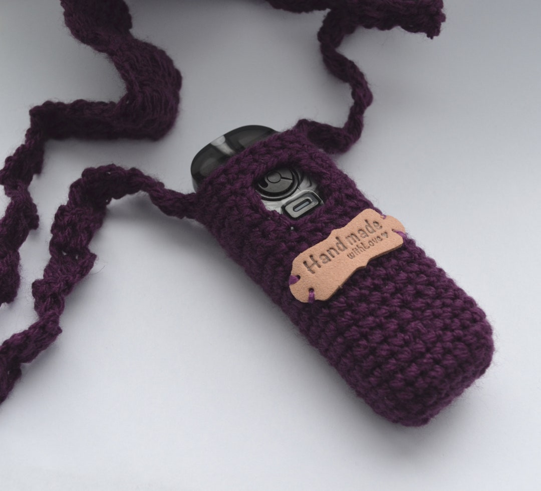 Purple Vape Box Mod Carrying Case With a Lanyard Custom Made Unique ...