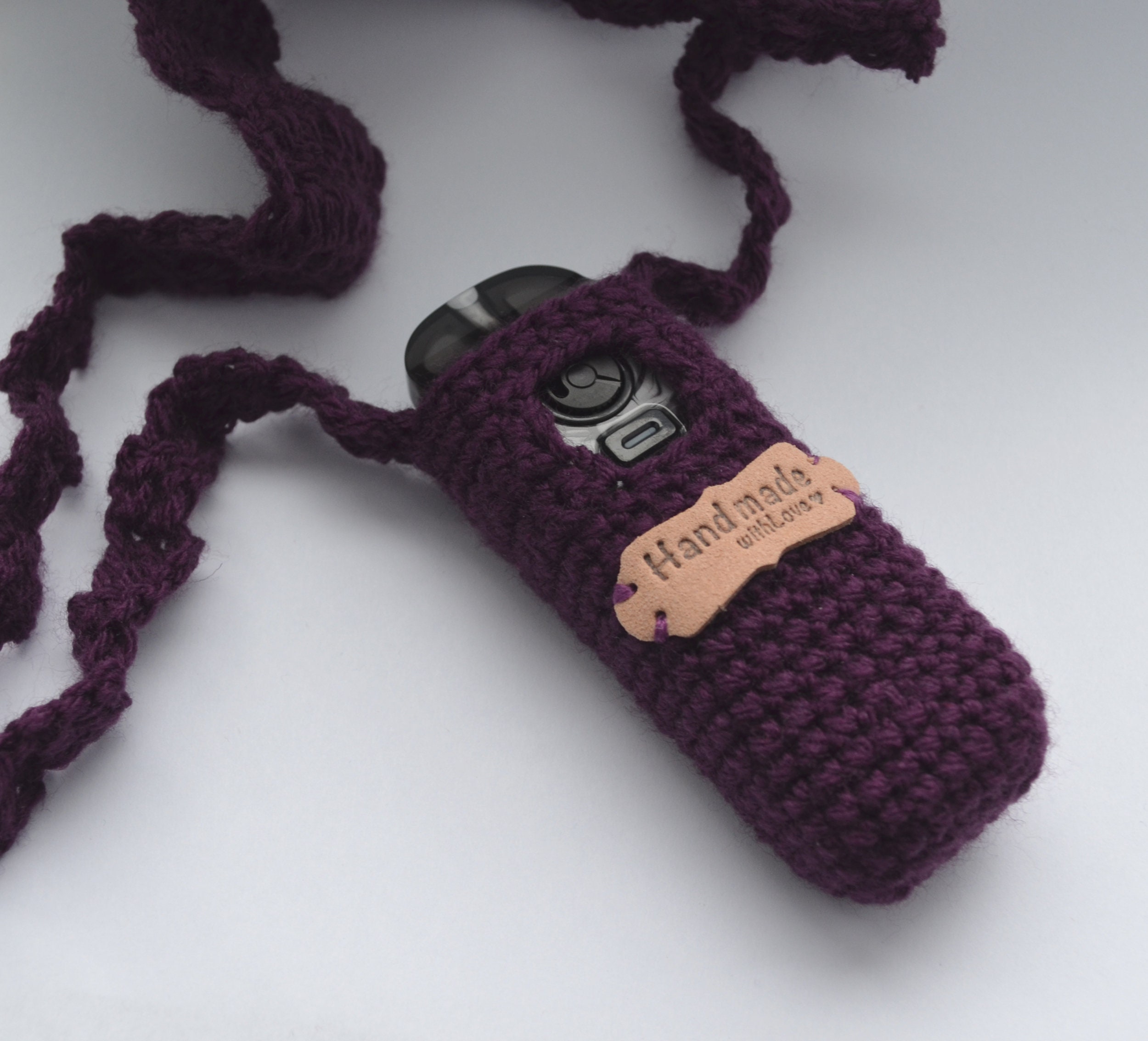Purple Vape Box Mod Carrying Case With a Lanyard Custom Made Unique ...