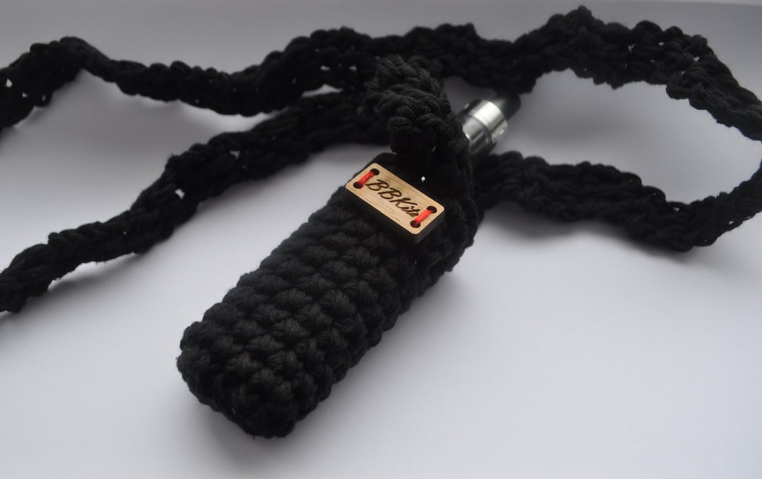 Black Vape Box Mod Tank Carrying Case Custom Made Durable Cotton ...