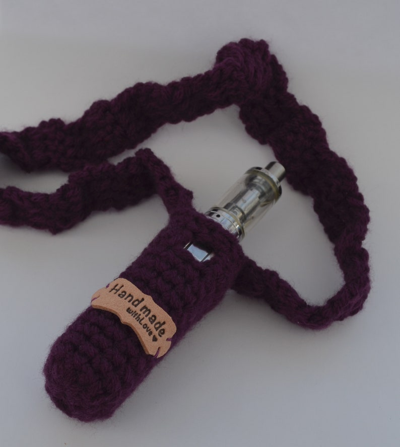 Purple Vape Box Mod Carrying Case With a Lanyard Custom Made Unique ...