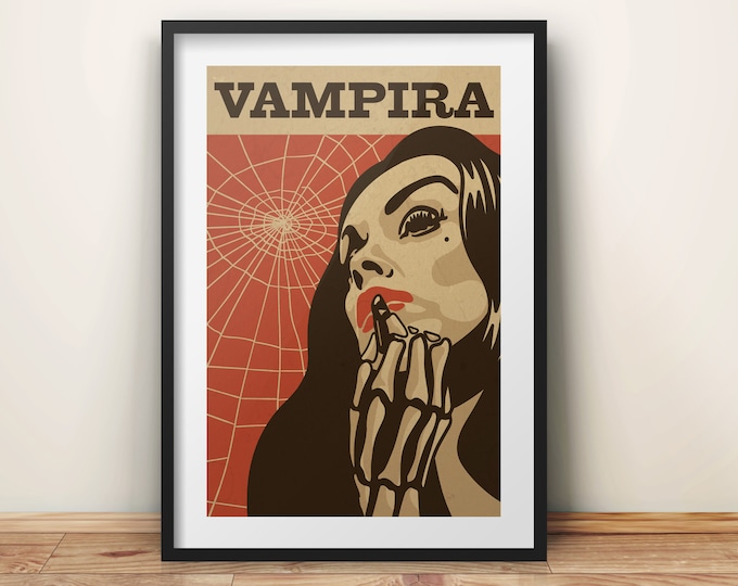 Vampira Print - Etsy