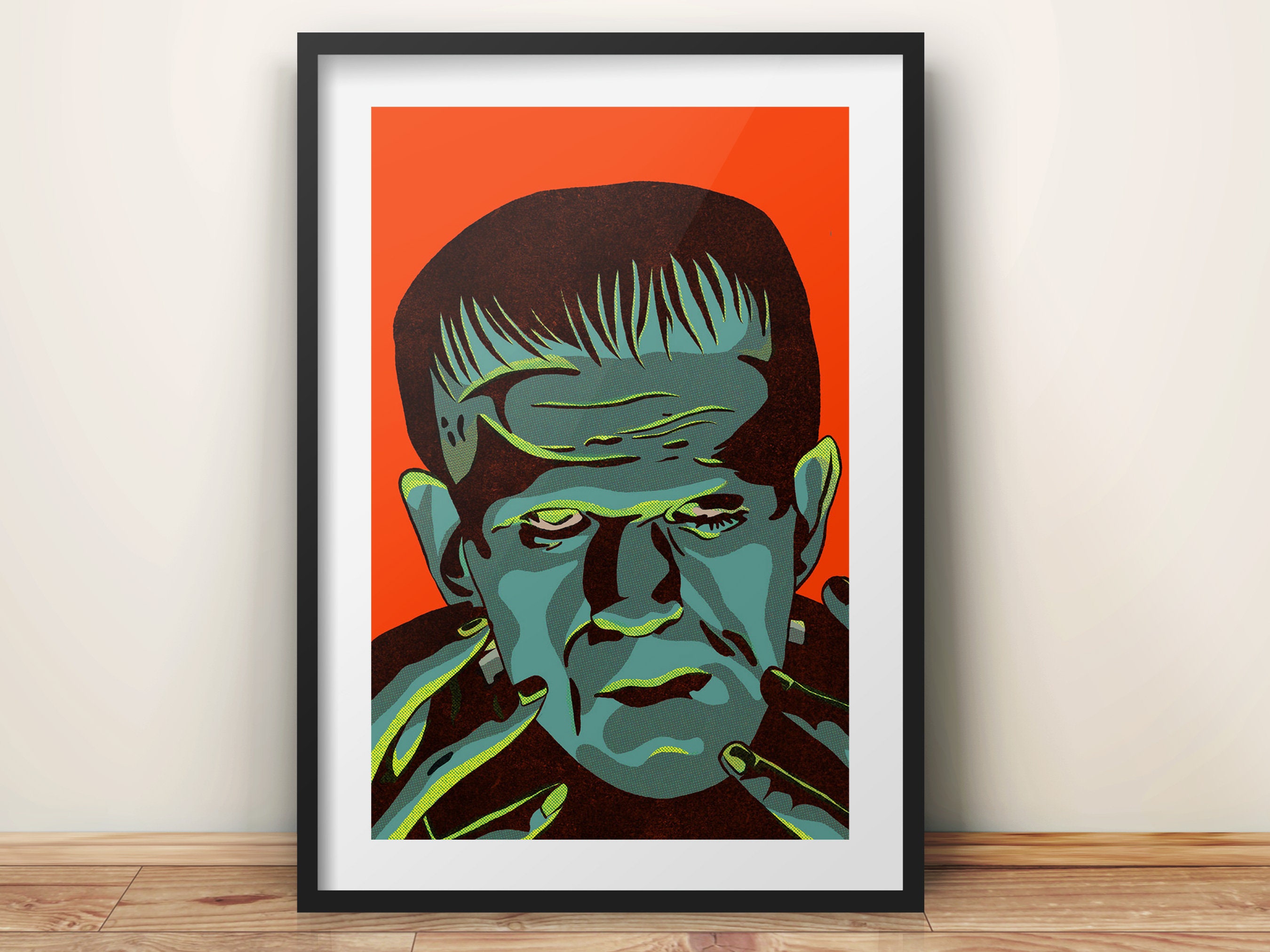 Frankenstein Art Print Poster - Etsy