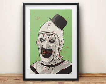 Terrifier Movie Poster Style Art Print 13x19 200/300 - Etsy
