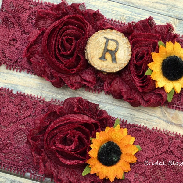 Sunflower Garter Set - Etsy