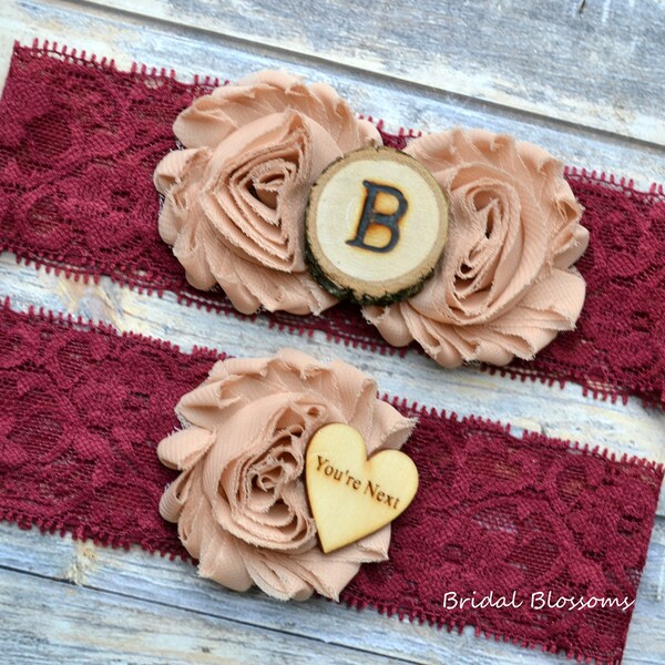Brown Wedding Garter - Etsy