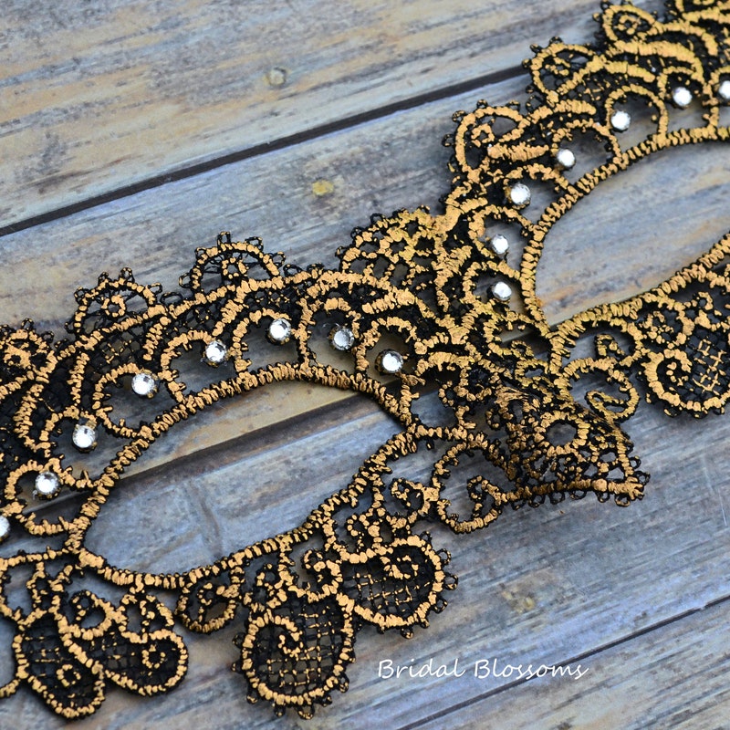 Rhinestone Mask - Etsy