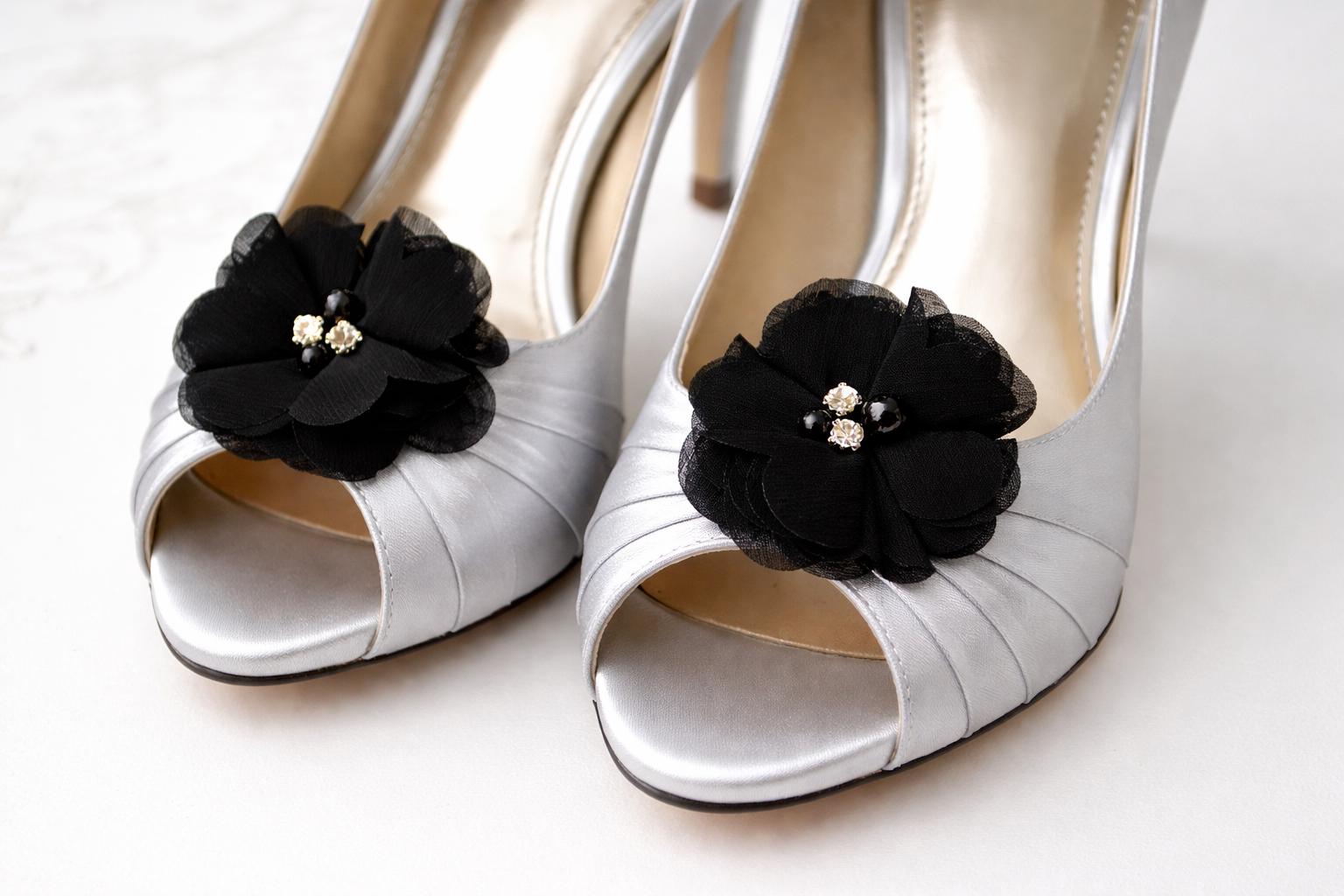 Elegant White Bridal Shoe Clips - Wedding, Bridesmaid, Mother of the ...