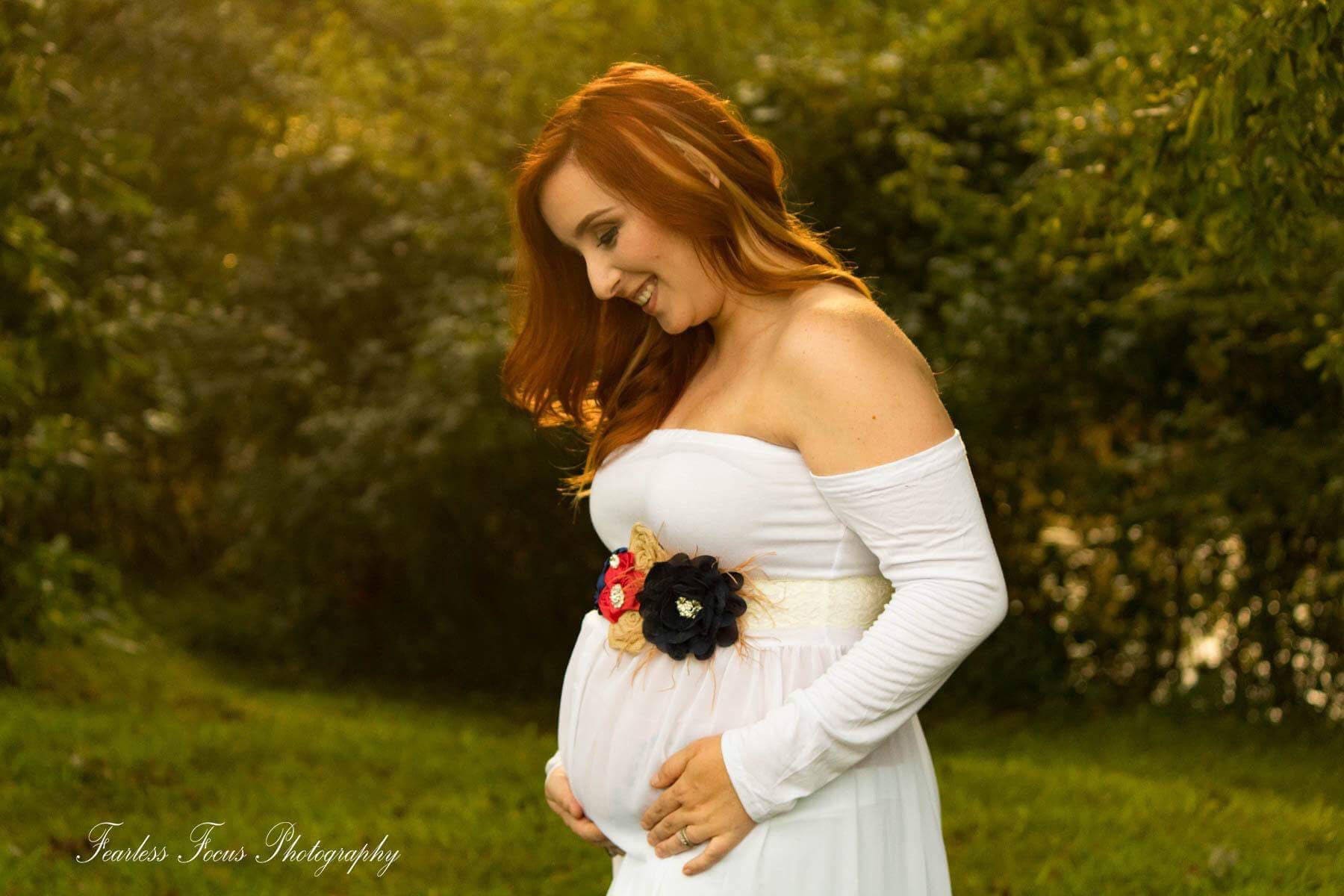 ALEX Navy Blue Red Burlap Flower Maternity OR Bridal Sash | Etsy