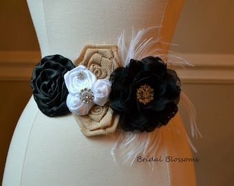 Burlap Belly Band - Etsy