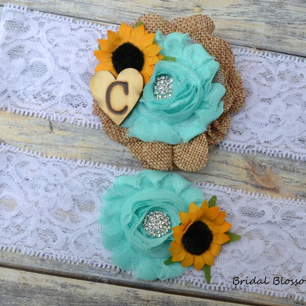 Sunflower Garter Set - Etsy