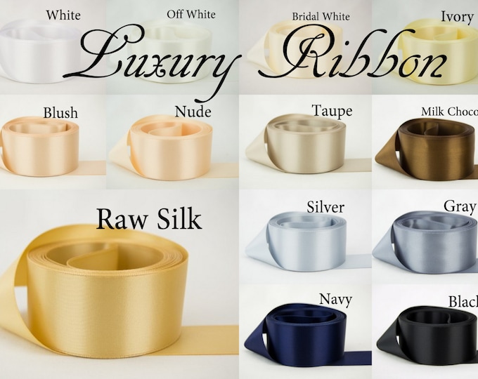 RIBBON SWATCHES Satin Swatches Satin Samples Bridal Ribbon Sashes ...