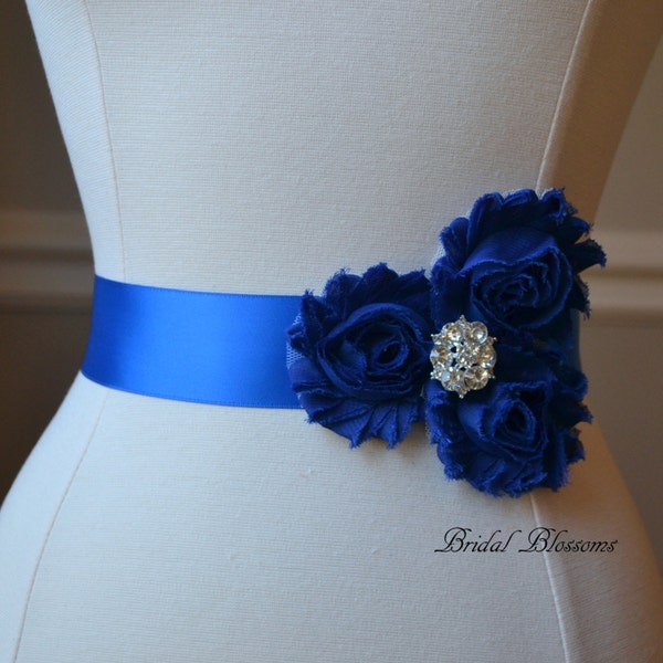 Royal Blue Sash - Etsy