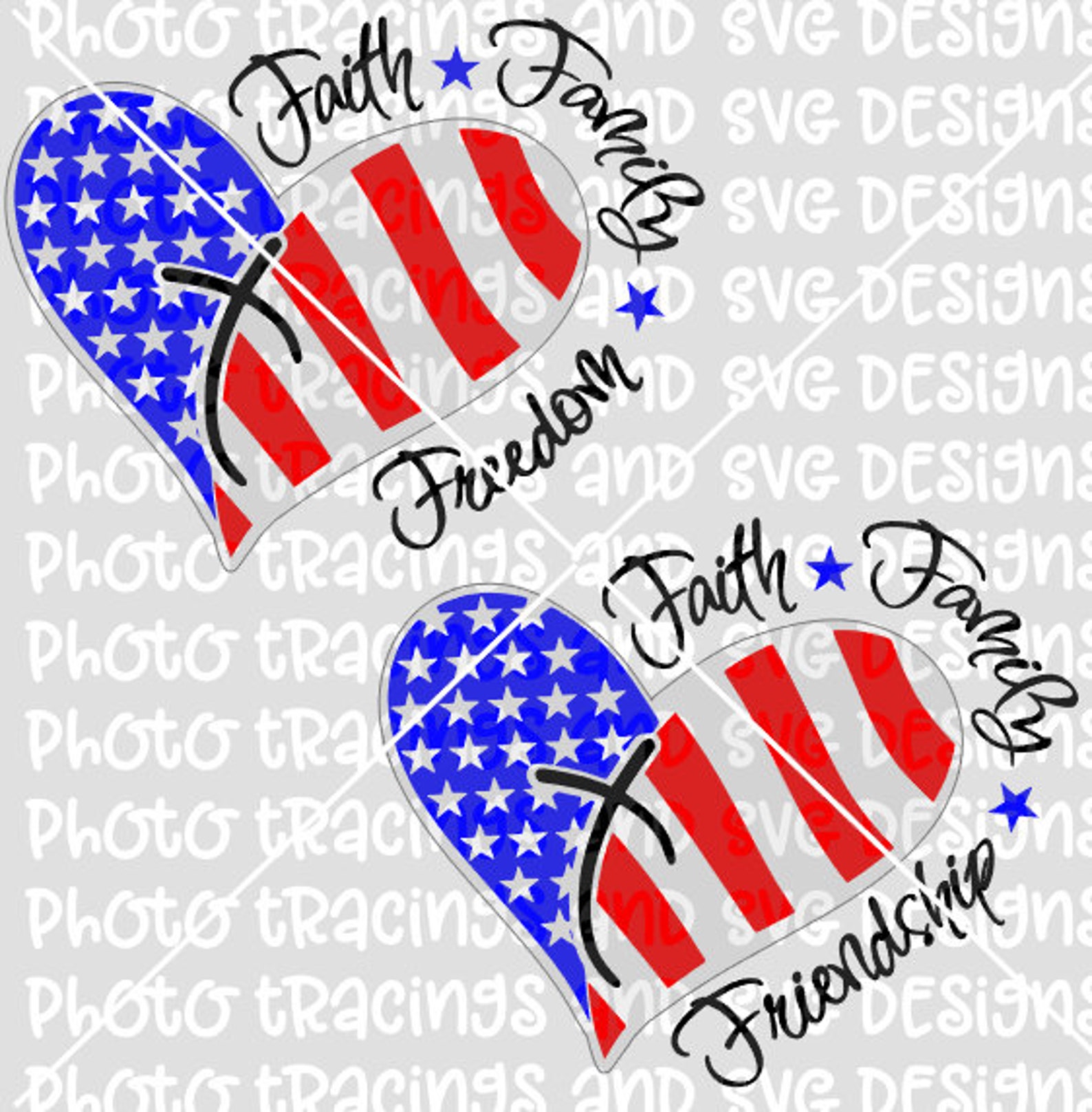Faith Freedom Svg - Etsy