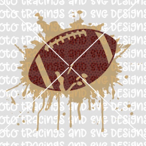 Football Svg Football Cut File Football Template 0017 | Etsy