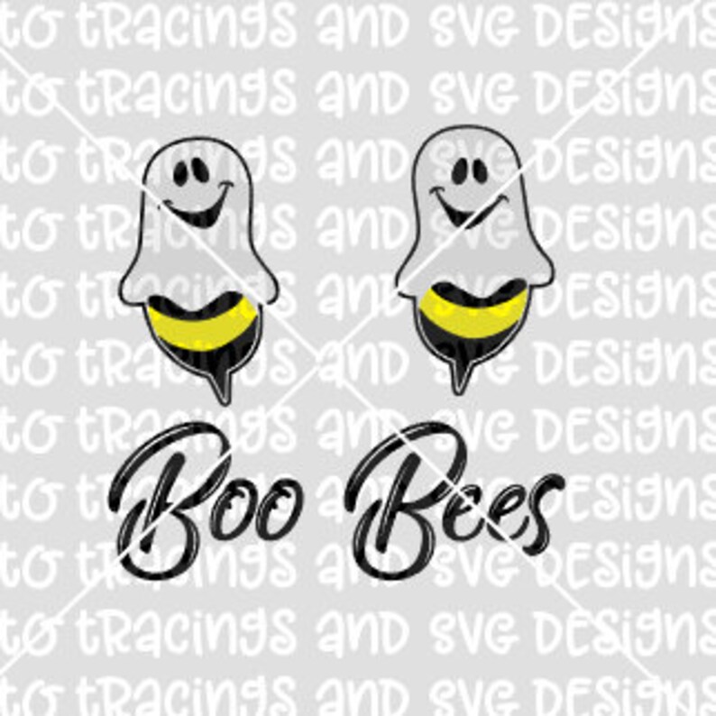 Boo Bees Boobees Svg File - Etsy