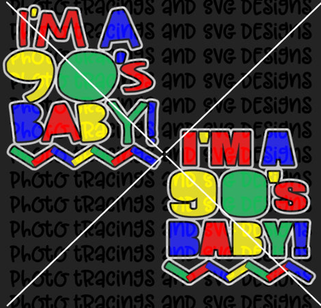 90s Baby Svg - Etsy