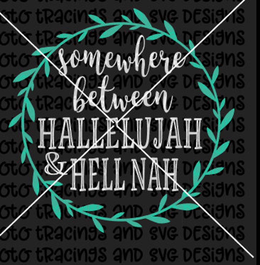 Hallelujah Svg File - Etsy