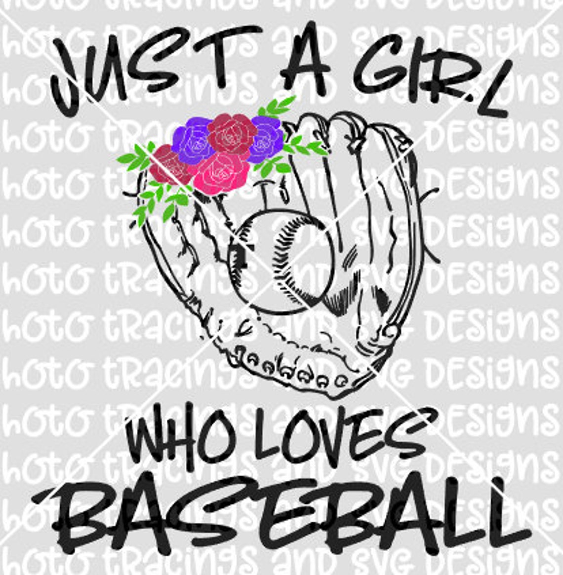 Just a Girl Who Loves Baseball Svg - Etsy