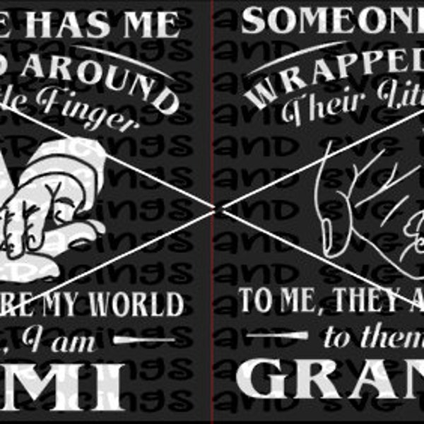Someone Has Me Wrapped Around Their Little Finger Svg - Etsy