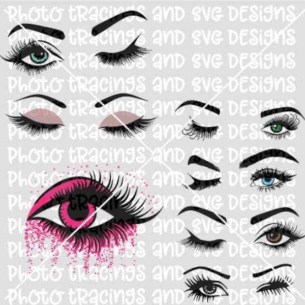 Winking Eye Svg - Etsy