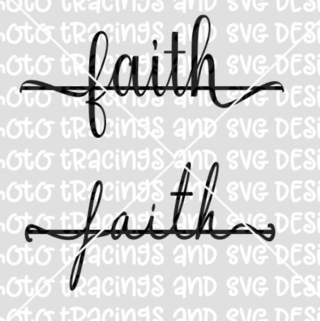 Faith Svg - Etsy