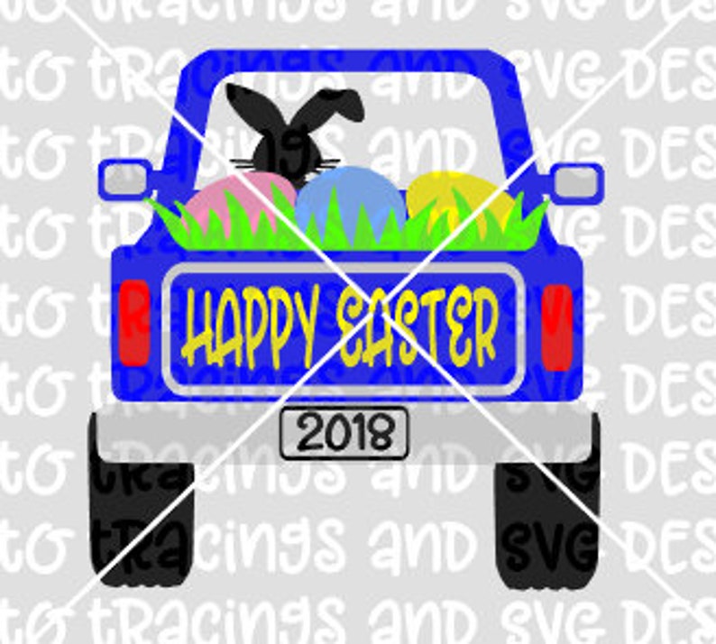 Easter Truck Svg - Etsy