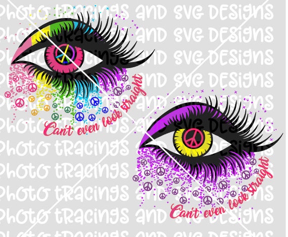 Peace Eye Svg | Etsy
