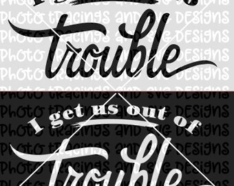 Trouble 1 Trouble Svg - Etsy