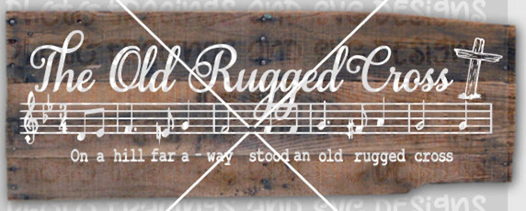 Old Rugged Cross SVG - Etsy