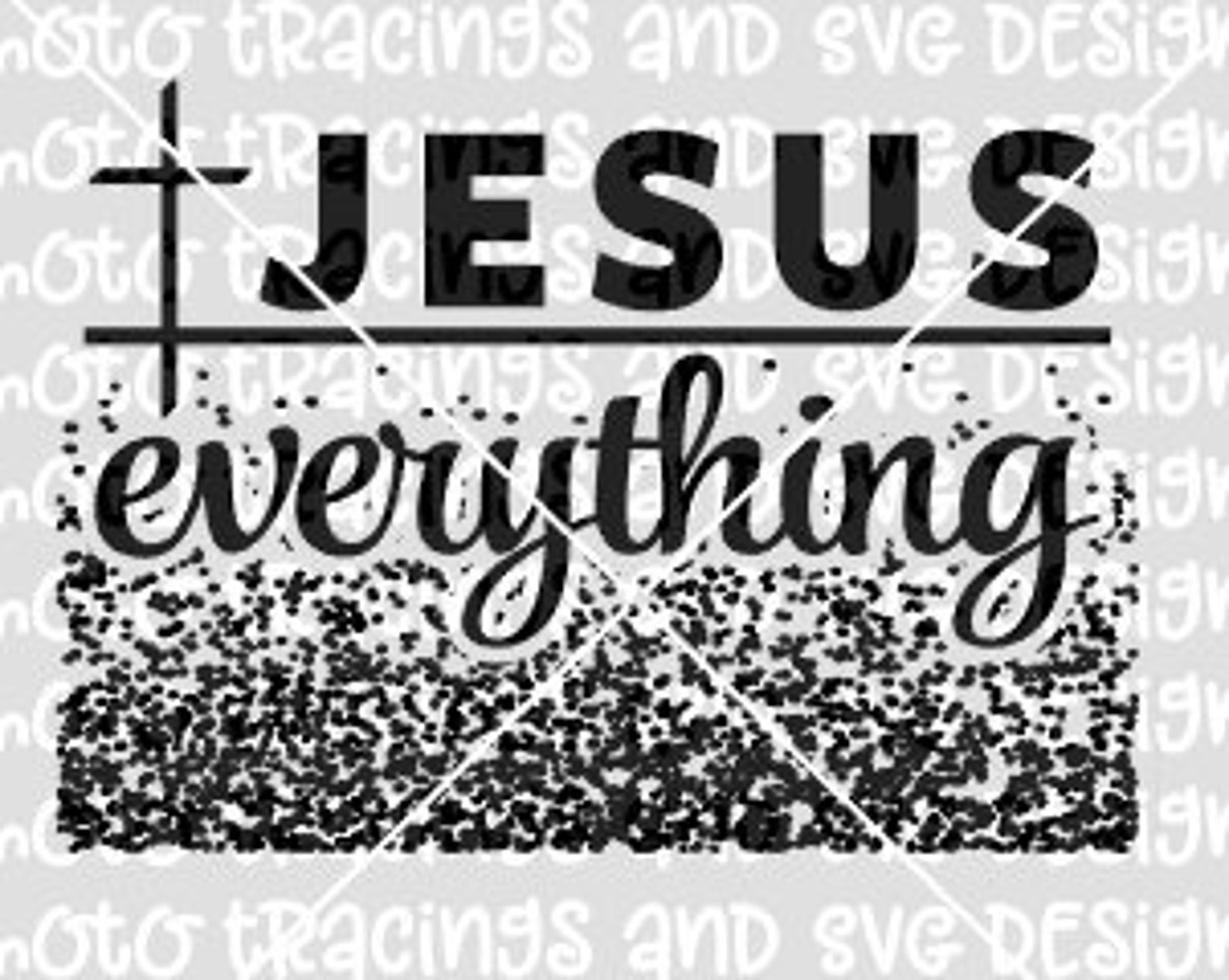 Jesus Over Everything File SVG Only - Etsy
