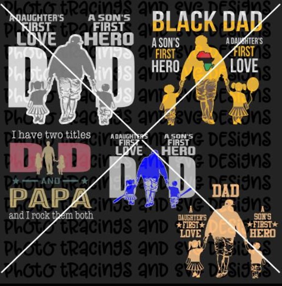 Dad Hero Svg Bundle | Etsy