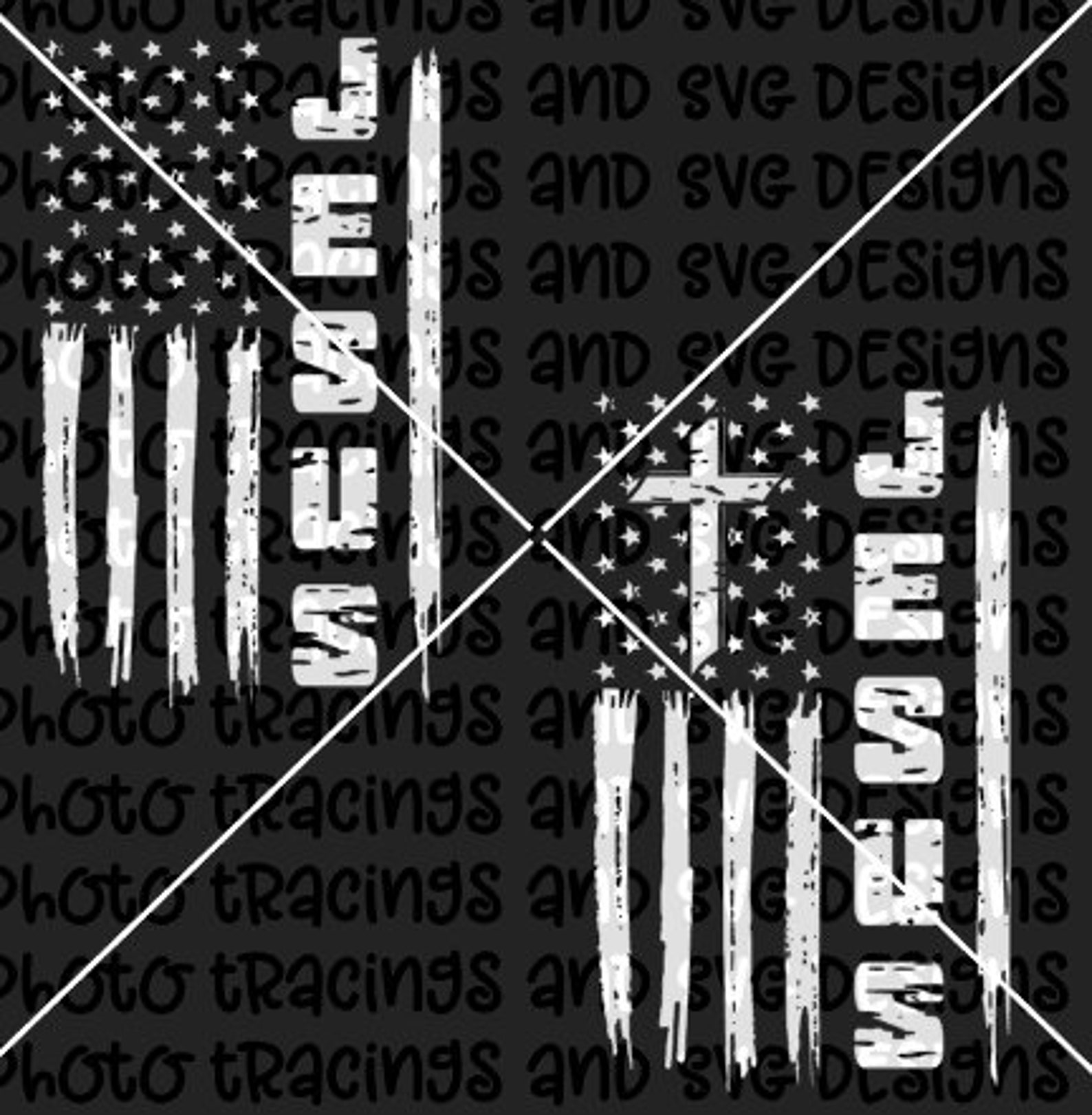 Jesus Flag Svg - Etsy