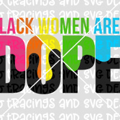 Black Woman Svg Dope Logo Svg Svg Cutting File Eps Dxf Etsy