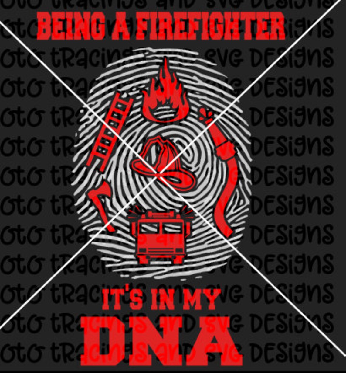Firefighter Dna Svg - Etsy