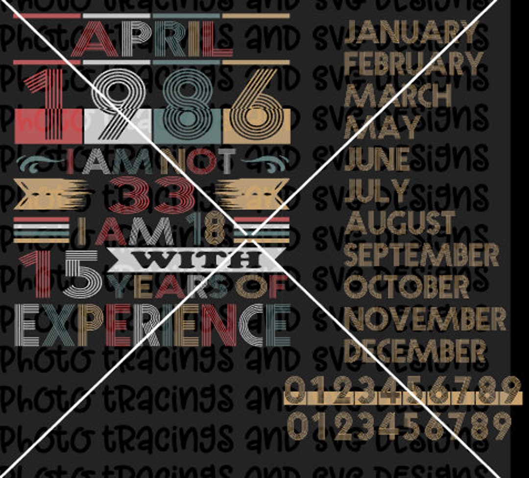 Years of Experience Svg - Etsy