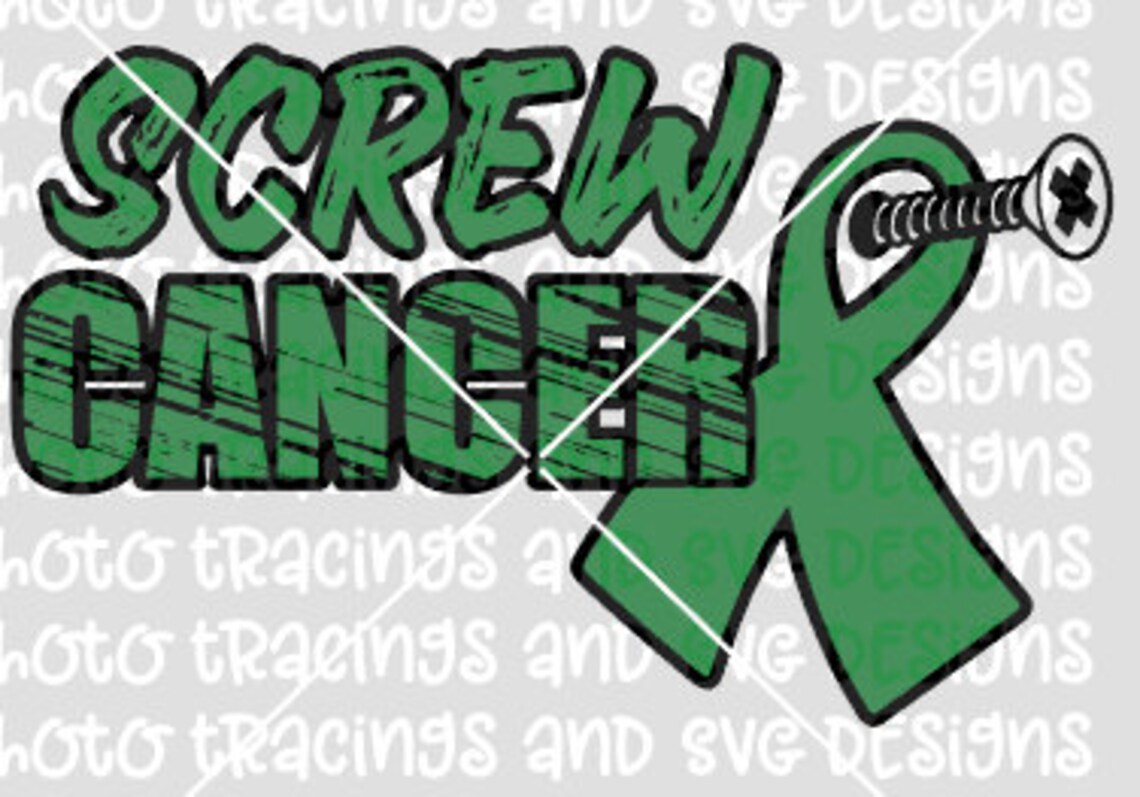 Screw Cancer Svg - Etsy