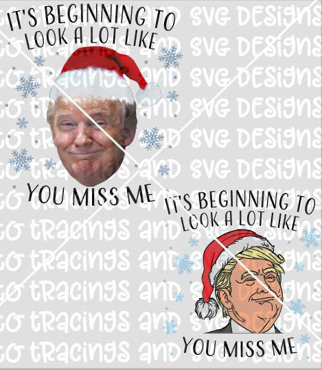 Trump Miss Me PNG and Svg Included - Etsy