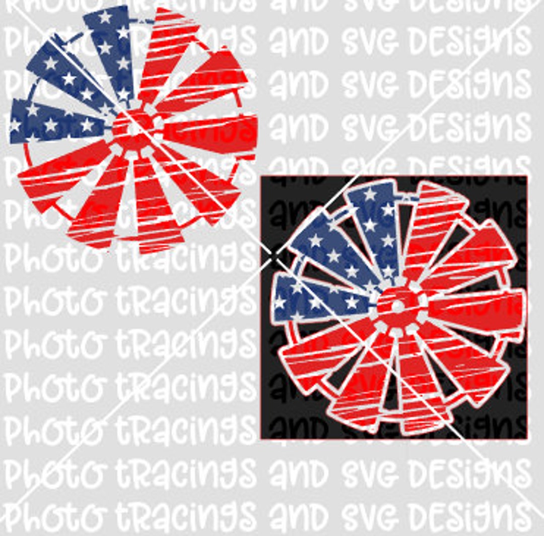 Windmill Flag Svg - Etsy