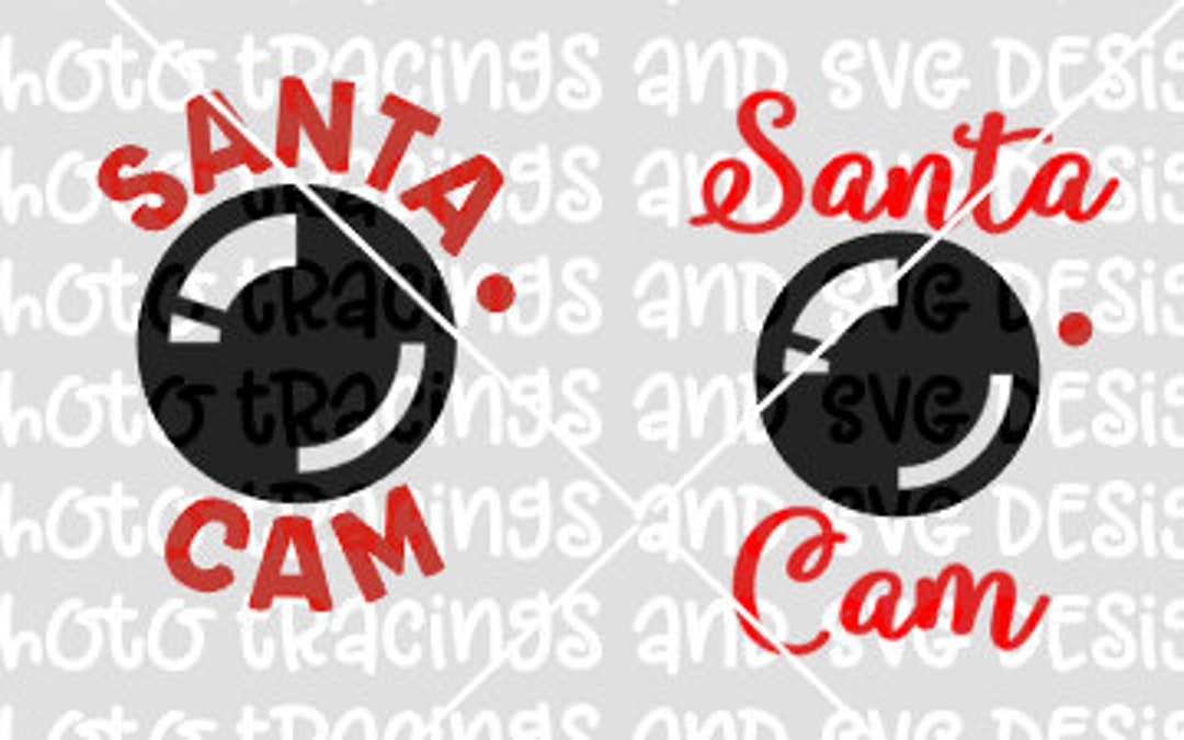 Santa Cam Svg File - Etsy