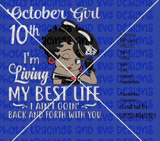 Boop Living Life SVG File Only - Etsy