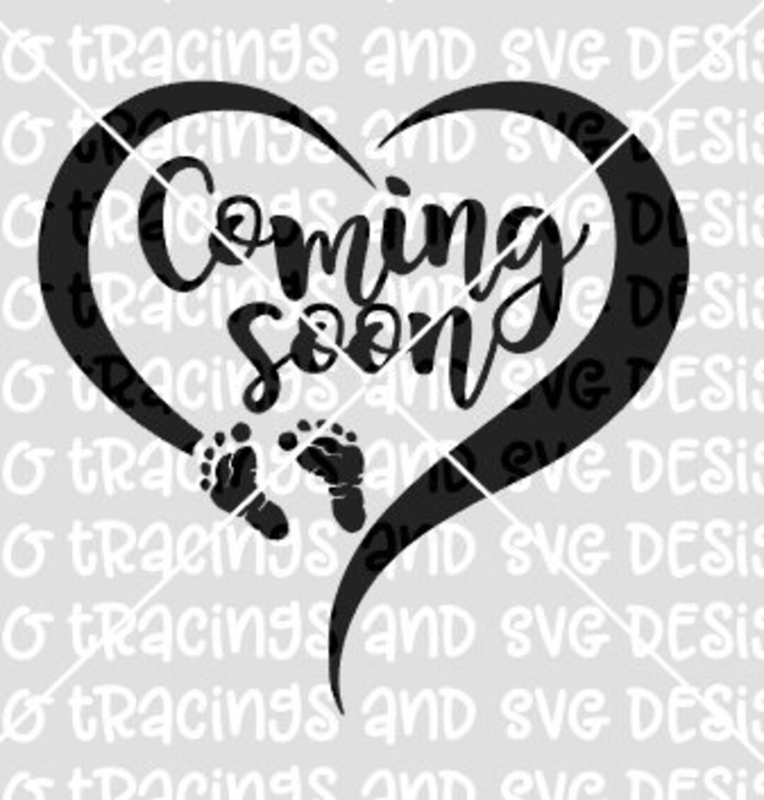 Coming Soon Baby Svg - Etsy