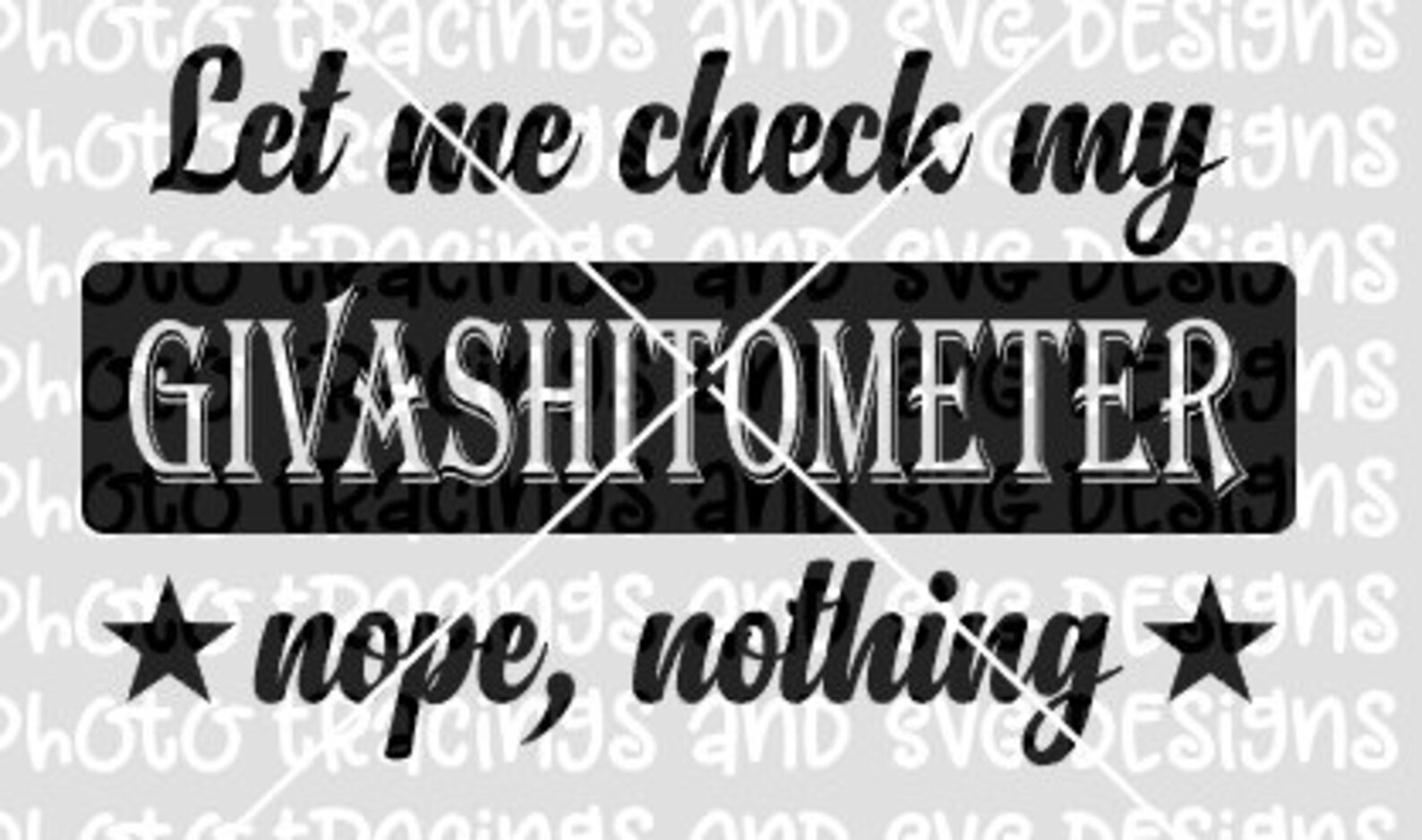 Giveashitometer Svg - Etsy