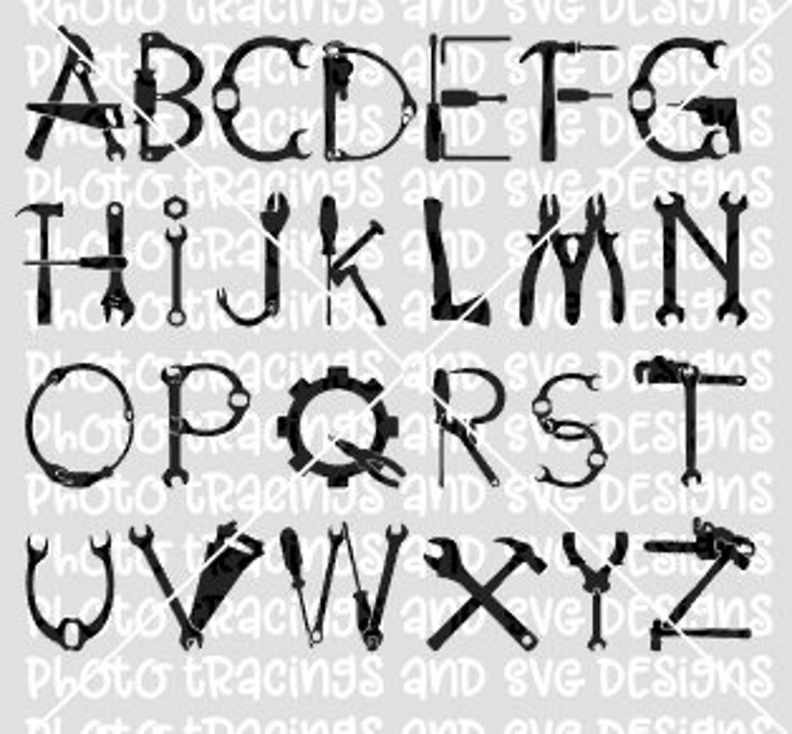 Tool Time Font TTF Only - Etsy