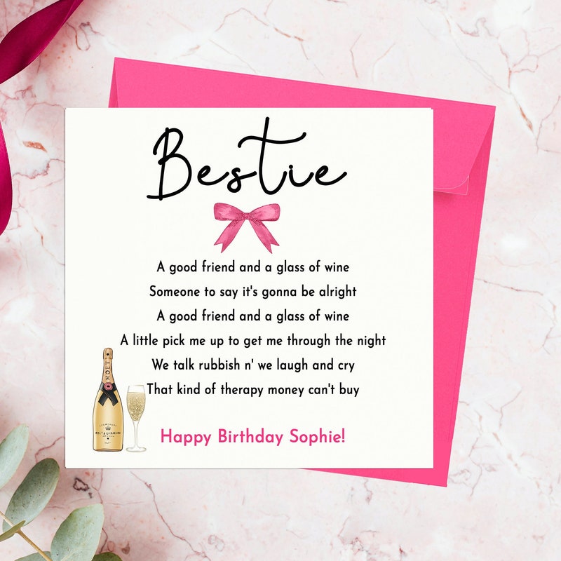 Best Friend Poem - Etsy